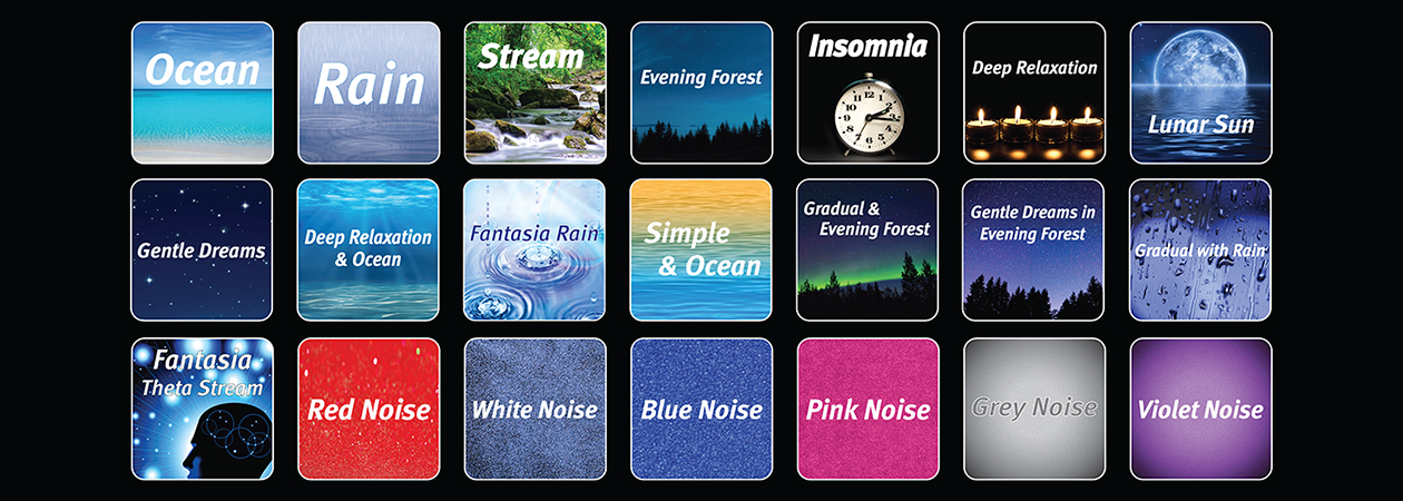 The Sound Pillow® Sleep never sounded so good.